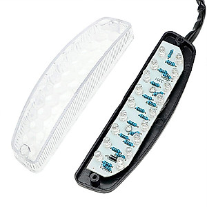 HERIS LED Rear Tail Brake Lights for 50cc 70 Cc 90cc 110cc 125cc 150cc Taotao SunL JCL Coolster Roketa Kazuma Chinese ATVs Quad Baja Jonway 4 Wheeler