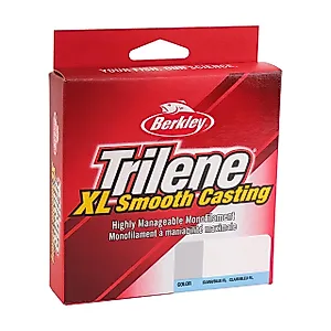 Berkley Trilene® XL®, Fluorescent Clear/Blue, 8lb | 3.6kg, 330yd | 301m Monofilament Fishing Line, Suitable for Freshwater Environments