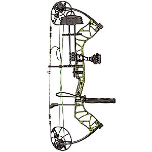 Bear Archery Legit Ready to Hunt Compound Bow Package for Adults & Youth, Right Hand, Toxic
