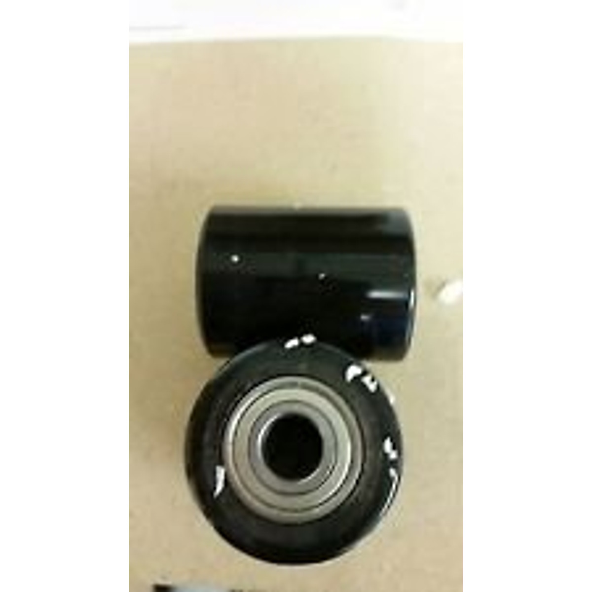 A Pair of Pallet Jack Load Wheels with Bearings 3" x 3.75"