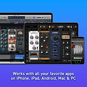 IK Multimedia iRig Stream Mic Pro Microphone with Integrated Audio Interface for iPhone, iPad, Android, USB Computer, Perfect for Podcast, Singing, Recording and Gaming
