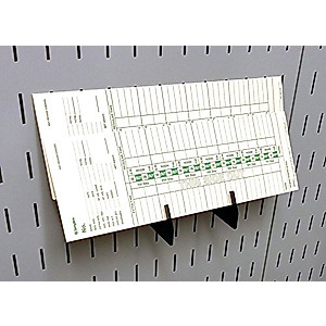 Wall Control Pegboard Slotted Metal Pegboard Bracket Pair Accessory Pack for Wall Control Pegboard and Slotted Tool Board – Black