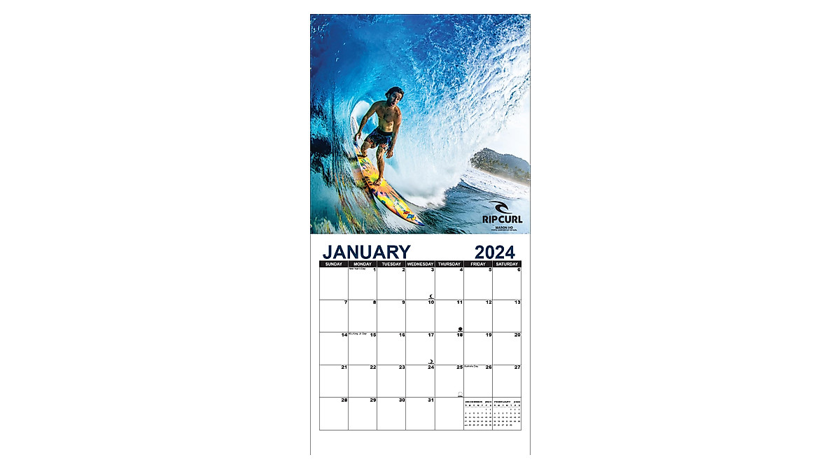 PRO Surf 2024 Calendar Featuring Top Pro Surfers | Official Surf ...