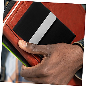 VILLCASE 3pcs Business Card Holder Business Card Organizer Name Card Case Business Card Stand Leather Wallet for Men International Travel Must Haves Pocket Metal Business Card Bag Women's