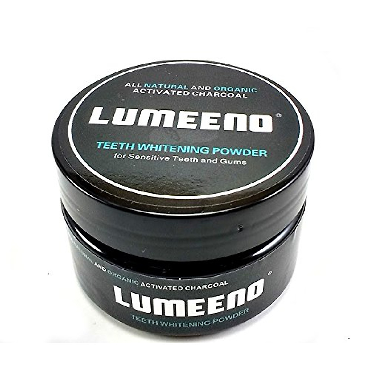 Lumeeno All Natural Organic Activated Charcoal Teeth Whitening for Sensitive Tooth and Gum - Whiten, Clean and Detoxify - Vegan - No Chemicals - Zero Bleach Whitener Enough for 150+ Uses