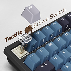 RK ROYAL KLUDGE RK98 Wireless Mechanical Keyboard, Triple Mode 2.4G/BT5.1/USB-C Hot Swappable Mechanical Keyboard with Number Pad, Pre-lubed Switches RGB Backlit Gaming Keyboard, Software Support