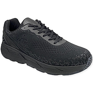 Columbus WFP Scioto X3 Walking Shoes for Women - Extra Comfortable & Everyday Ladies Sneakers - Black/Black, US 10, X Wide