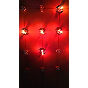 10W Halogen Bulbs G4 10W 12V Halogen Light Lamps G4 Base Halogen 10W 12 Volt T3 JC Lamp Halogen Bulbs Infrared Lights for Massage Chair Hair Dryer,G4 Bi-Pin Base,Low Voltage 12V, Red,10 Pack