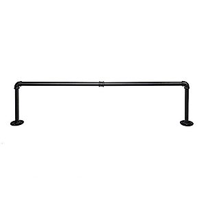WALNUT Reusable 1 Set Practical Hanging Storage Rack Wrought Iron Clothes Hanger Anti-Scratch for Laundry Room