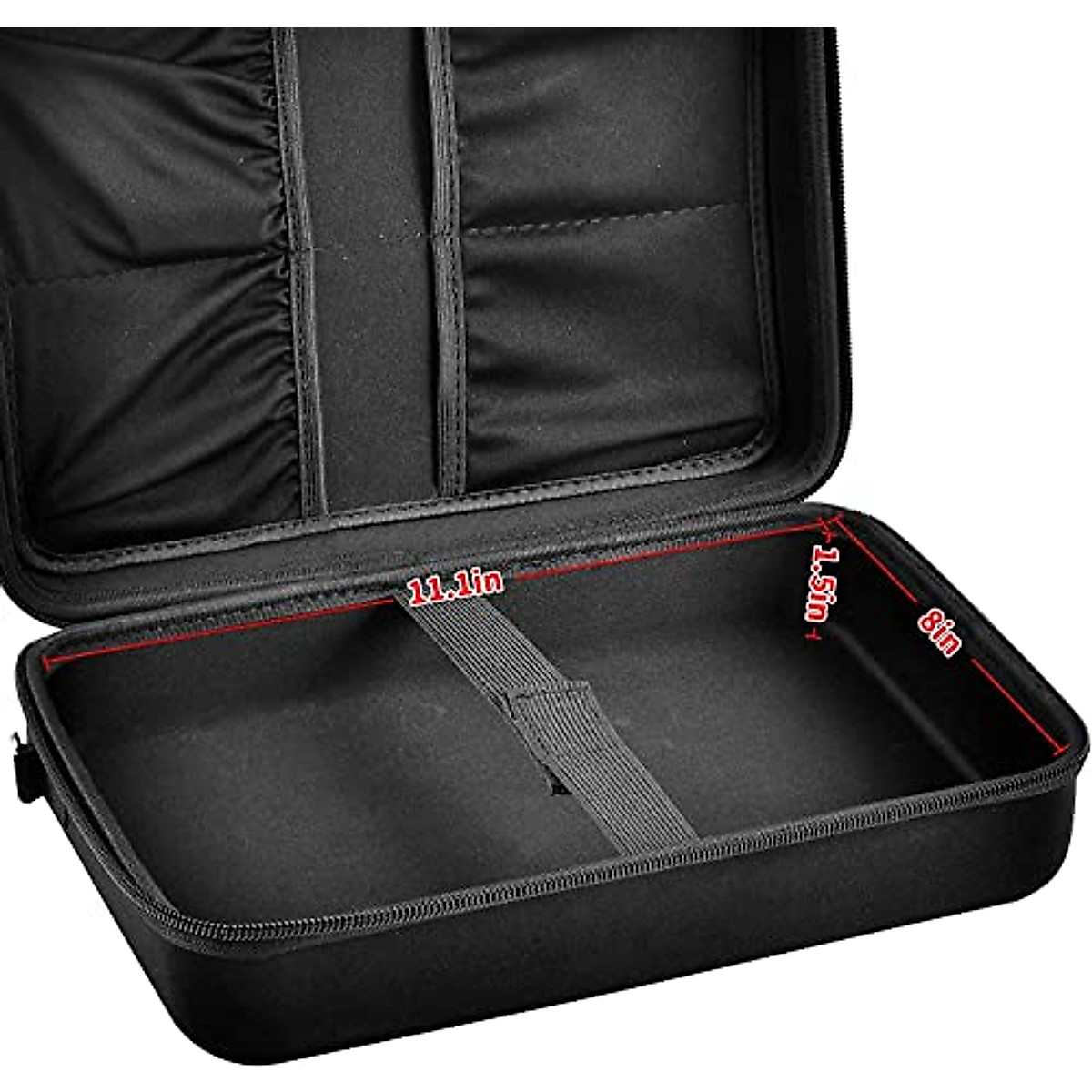 Case Compatible with DBPOWER 11.5" 12" Portable DVD Player for Car, Holder Storage Bag with Strap & Net Pocket for Battery, Car Charger, Power Adaptor and Remote Control (Case Only)