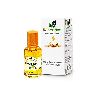 SANCTIFIED Champa Ittar Perfume Natural Long Lasting Non-Alcoholic (10 Ml), Champa Attar (Scent Of Forest)