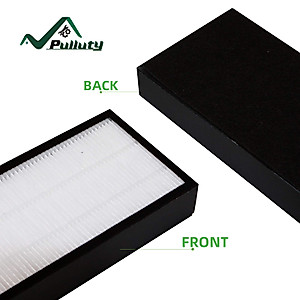 Pulluty FLT5000 Filter-C True Hepa Replacement Filter Compatible with Germ Guardian AC5000 Series Air Purifier AC5000E AC5250PT AC5300B AC5350W AC5350B CDAP5500 and Ldlyis Model IAP-GG-125, 2 Pack