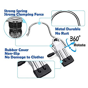 ikitraee Ikitraee 20 Packs Clip with Hook for Hanging Clothes,Durable