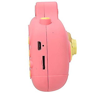 Mxzzand Children Camera Toy Children Digital Camera Video Camera Children for Outdoor Play (Pink)