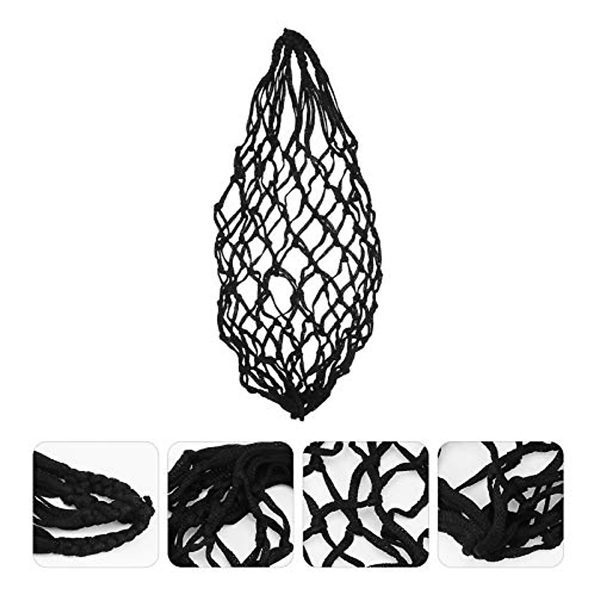 Mipcase Goat Feeder Hay Net for Horses Holes, Nylon Mesh Rope Hanging Feeder Livestock Feeding Mesh Bag for Goat Horses Alpacas Trailer Stall Simulates Grazing Reduce Waste Hay Feeder