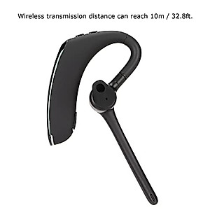 Ear Hanging Headphones, Bluetooth Headphones F910 Wireless Wrap Around Earphones Bluetooth 5.0 Single Ear Business Headphones with Noise Cancelling Microphone, Stylish Open Ear Headphones