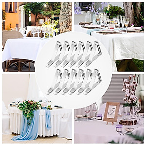 FYY Tablecloth Clips - 12 Pack Stainless Steel Picnic Table Cloth Cover Clamps, Heavy Duty Rustproof Tablecloth Holder Clips for Home Restaurant Outdoor Picnic Party Weddings