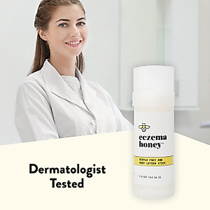 ECZEMA HONEY Gentle Face and Body Lotion Stick - Hand & Body Cream for Eczema - Natural Dry Skin Repair (2.2 Oz)