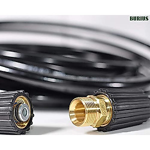 Pressure Washer Quick Connect Adapter - M22 Adapter Pressure Washer Hose Connector Kit - Brass Hose Quick Connect Set 4500 Psi Pressure Adapter - Hose Quick Connect Fittings for Pressure Washer