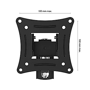 AVF Swift Mount Steel Multi-Position TV Wall Mount for TVs up to 25" in Black