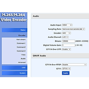 ISEEVY H.265 H.264 HDMI Video Encoder HDMI to IP Streamer for IPTV Live Stream Broadcast Support RTMP RTMPS RTSP RTP UDP HTTP FLV HLS TS SRT and Live Platforms