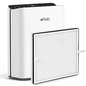 Afloia Air Purifiers for Home Up to 1280Ft² with Laser Air Quality Sensor, Afloia Original 3-Stage Filter for Europa, 1 Pack