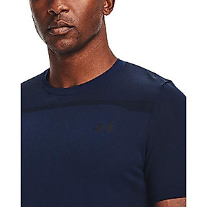 Under Armour Men's Seamless Short-Sleeve T-Shirt , Academy Blue (408)/Mod Gray , X-Large