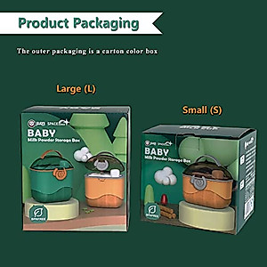 WAN-WAN Baby Formula Dispenser on The go, Milk Powder Formula Container for Travel