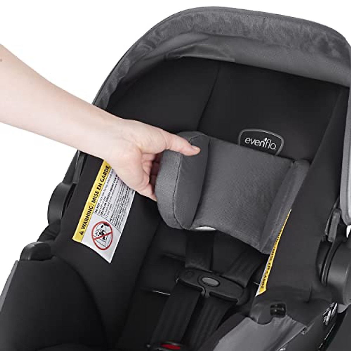 Evenflo Folio3 Stroll & Jog Travel System with LiteMax 35 Infant Car Seat, Skyline