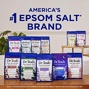 Dr Teal's Pure Epsom Salt, Vapor Bath with Menthol, Camphor & Essential Oils, 2 lbs (Pack of 3)