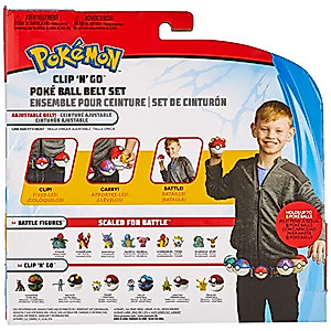 Pokemon Clip 'N' Go Poké Ball Belt Set, Wave 5 Ultra, Quick Ball, and 2-Inch Pikachu - Feat. Detailed Figure, a Clip ‘N’ Go Belt, 2 Clip ‘N’ Go Poké Balls- Perfect for Any Trainer!