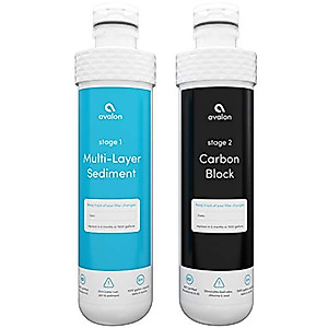 Avalon A5BLK Self Cleaning Bottleless Water Cooler Dispenser, UL, NSF certified Filters, Black Stainless Steel, full size