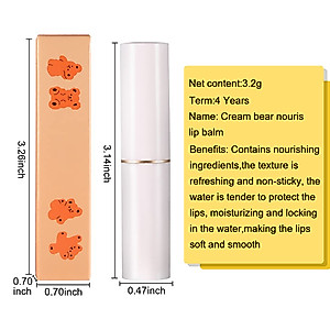 Changing Color Lipstick, 2Pcs 24K Gold Leaf Color PH Lipstick Lip Balm, Moisturizer Lip Balm, Aloe Vera Lipstick Rich in Vitamin E for All-Day Moisture,Temperature Change Long Lasting Waterproof