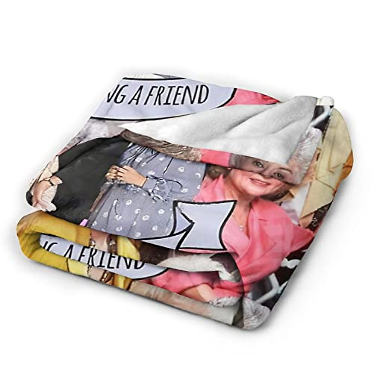 CANDU Fleece Throw Blankets Flannel Sleep Cozy Lightweight Ultra-Soft Micro Blankets for Sofa Travel Air Conditioning Bedding 80''x60'', Black 2