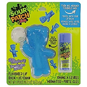 Taste Beauty Sour Patch Kids Blue Raspberry Lip Gloss Keychain