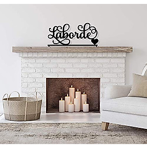 Custom Name sign - Decorative Surname Name Sign - Personalized Name Sign - Last Name