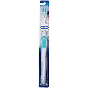 Oral-B Gum Care Extra Soft Toothbrush for Sensitive Teeth and Gums, Compact Small Head, (Colors Vary) - Pack of 1