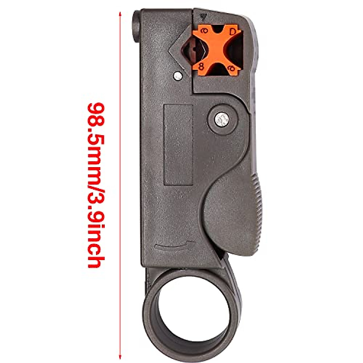 Taiss Coax Cable Crimper Tool Kit,Coaxial Cable Stripper,coax cable crimper,with 20 PCS F Style RG6 Compression connectors,RG6 Coaxial Cable Compression Tool Kit