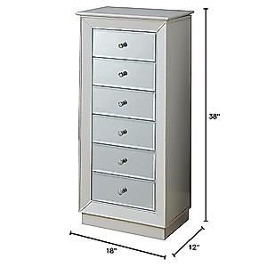 ACME Talor Jewelry Armoire - - White