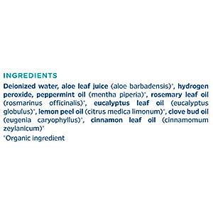 Essential Oxygen Certified BR Organic Brushing Rinse, All Natural Mouthwash for Whiter Teeth, Fresher Breath, and Happier Gums, Alcohol-Free Oral Care, Peppermint, 32 Ounce