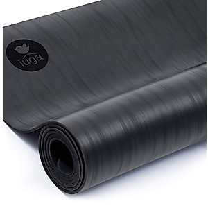 IUGA Pro Yoga Mat Non Slip Hot Yoga Mat Anti-tear Exercise Mat Eco Friendly Yoga Mats with SGS Certified Material Free Carrying Strap Included
