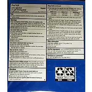 Walgreen Nicotine Polacrilex Gum, 2MG Ice Mint, 100 Pieces, Stop Smoking Aid