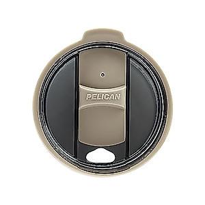 Pelican Hydration Pelican Ridge™ 18 oz Vacuum Insulated Tumbler - Recycled Stainless Steel Double Wall Travel with Dual Lid, Powder Coated Insulated Coffee Mug For Hot Cold Drinks, Desert