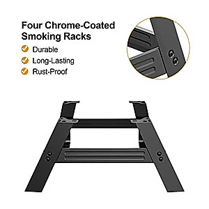 Electric Smoker Stand for Masterbuilt 30" Electric Digital Electric Smokers,MB20101114 Universal Leg Extension Kit Accessories for Masterbuilt 30Inch,Black