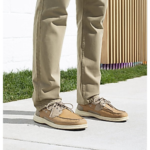 Dockers Men's Beacon Boat Shoe, Dark Tan, 9.5 W US