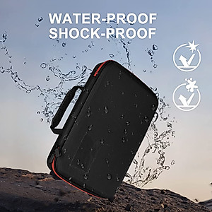 Battery Organizer Storage Holder Case with Tester,Battery Vault Box Container Waterproof Carrying 9V Battery Keeper for Garage Organization Holds 200+ Batteries AA AAA C D (Batteries Not Included)