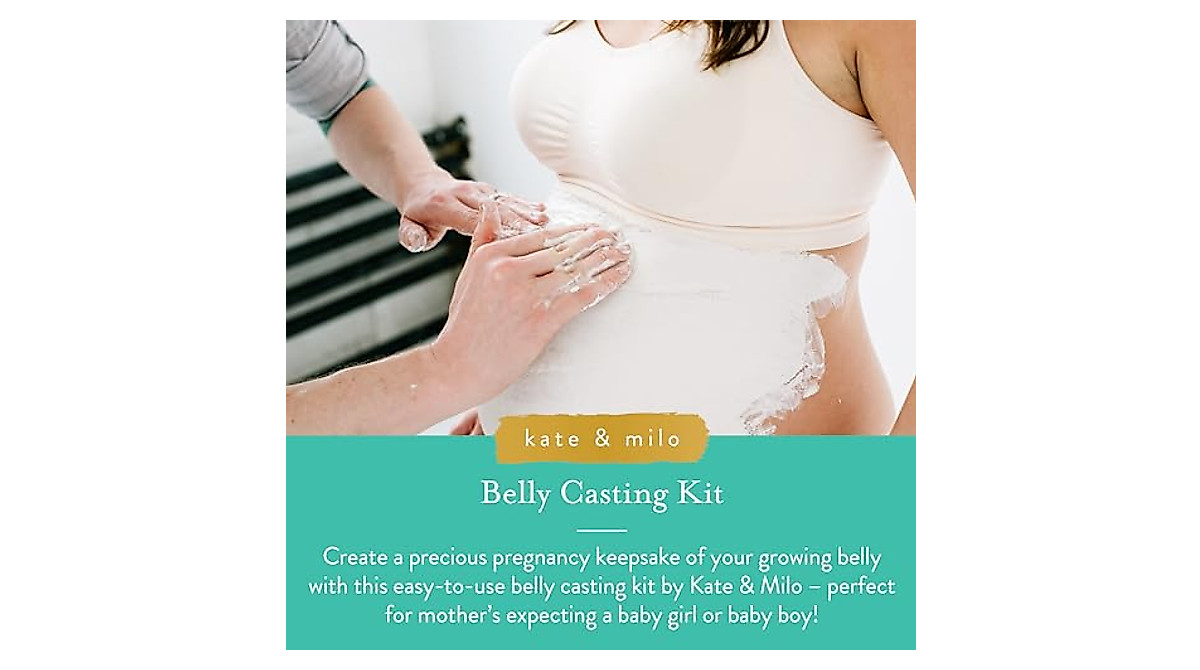Kate & Milo Belly Casting Kit: Easy Pregnancy Keepsake DIY