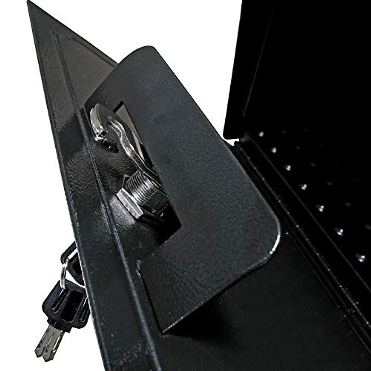 Mail Boss 7172 Townhouse Locking Security Wall Mount Mailbox, Black, Pack of 1