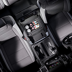 Dometic CCF-T Center Console Refrigerator - Dual USB Charging Port with Soft Touch User Interface Unit - Low Noise & Energy Consumption,7.5L 12V Powered Fridge for Ford