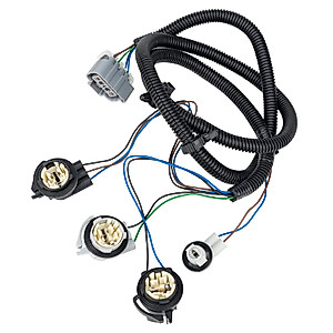 WEILEITE Right Passenger Side Tail Light Direct Wiring Harness Kit Compatible with Chevy Silverado 1500 1500HD 2500HD 3500 2003-2007 Replace 16531402